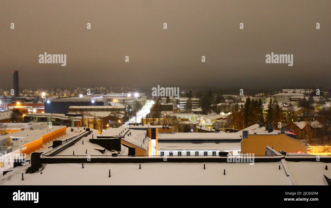 Winter in Vaasa Stock Photo - Alamy