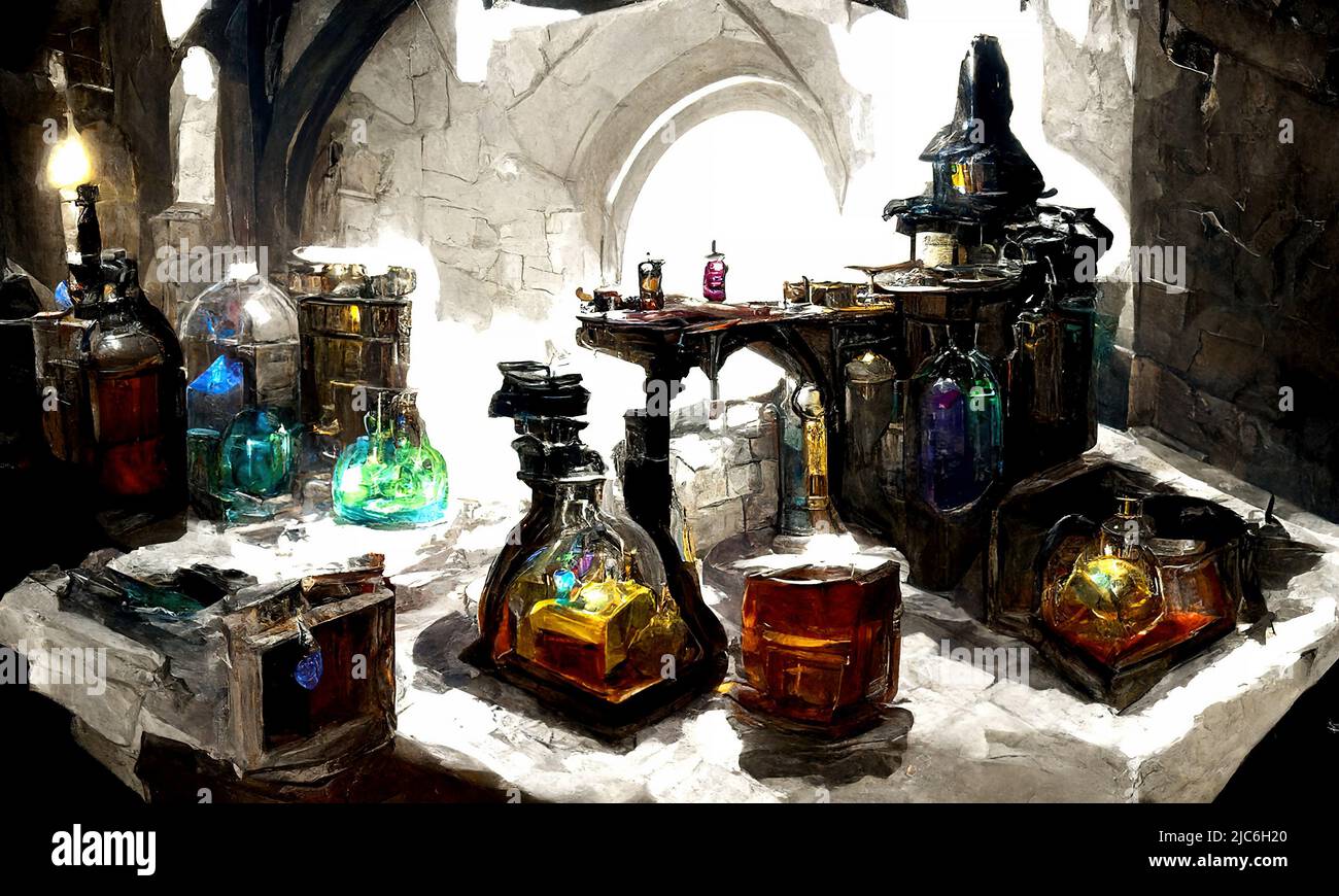 Medieval apothecary jar hi-res stock photography and images - Alamy