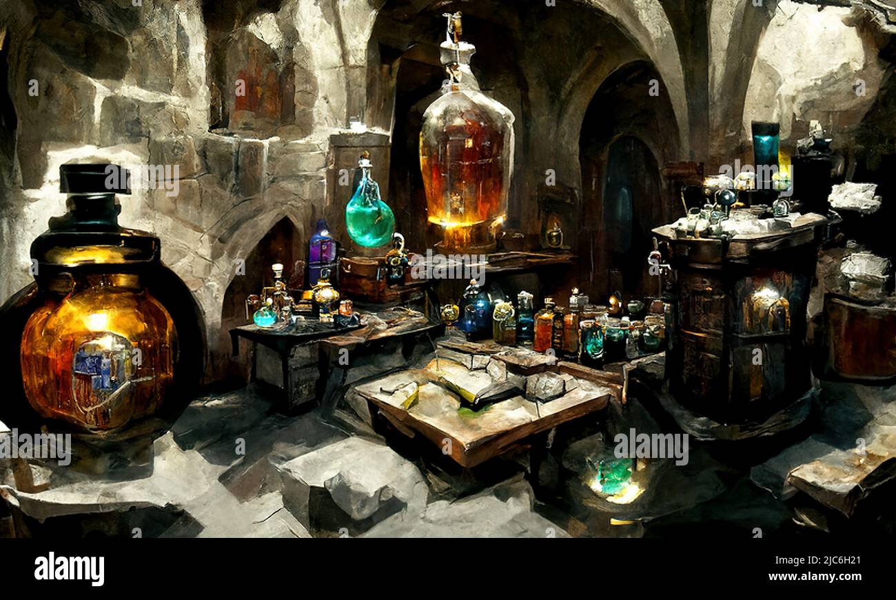 Medieval apothecary jar hi-res stock photography and images - Alamy