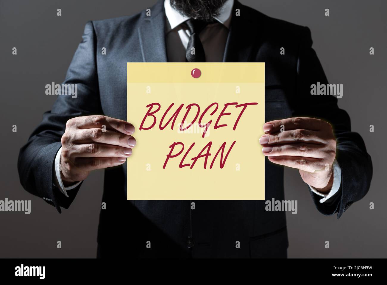 Text showing inspiration Budget Plan. Concept meaning financial ...