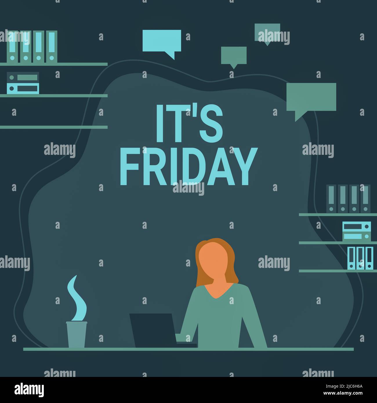 Sign displaying It S Friday. Business approach Last day of the working ...