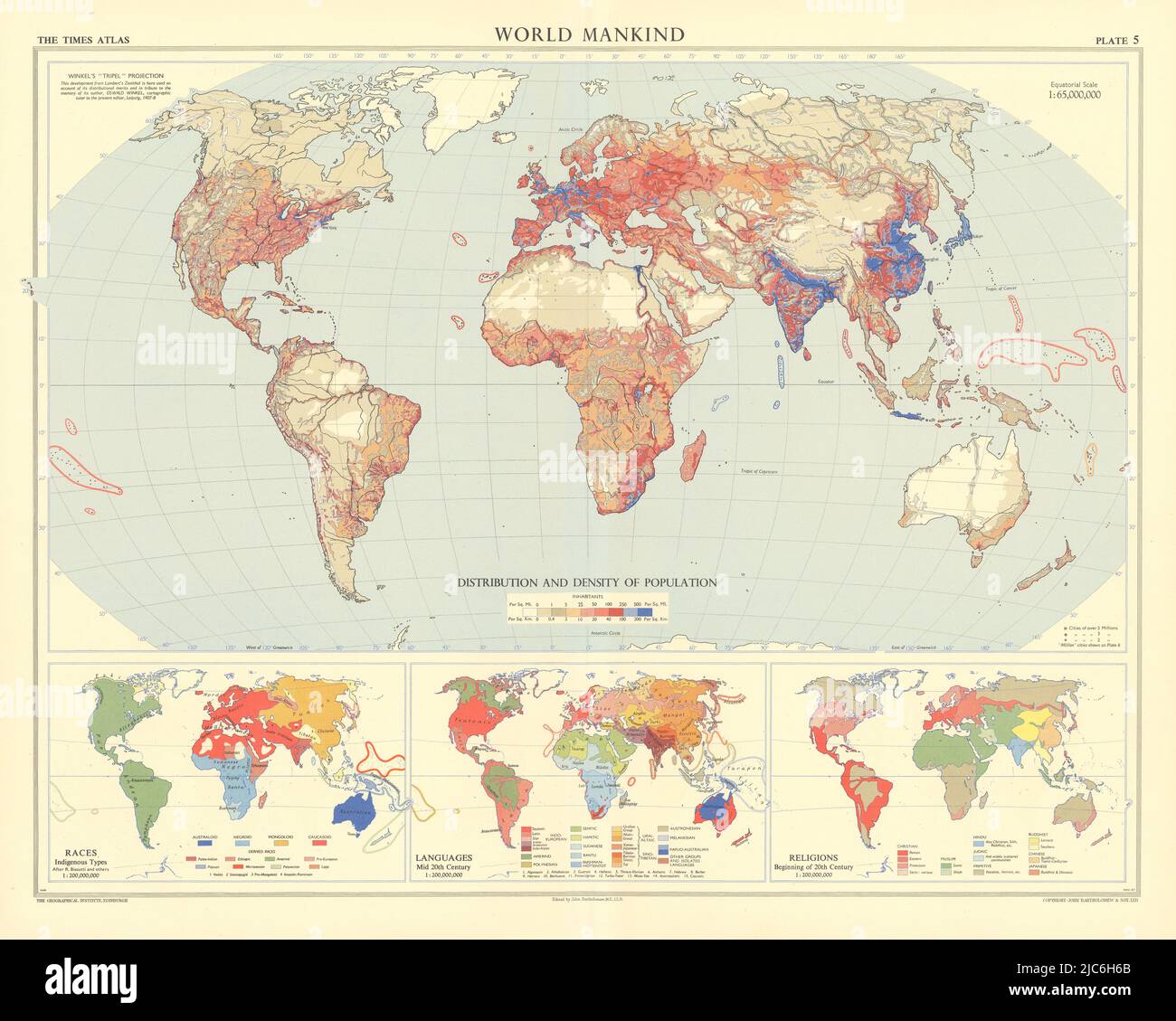 5 World Religions Map