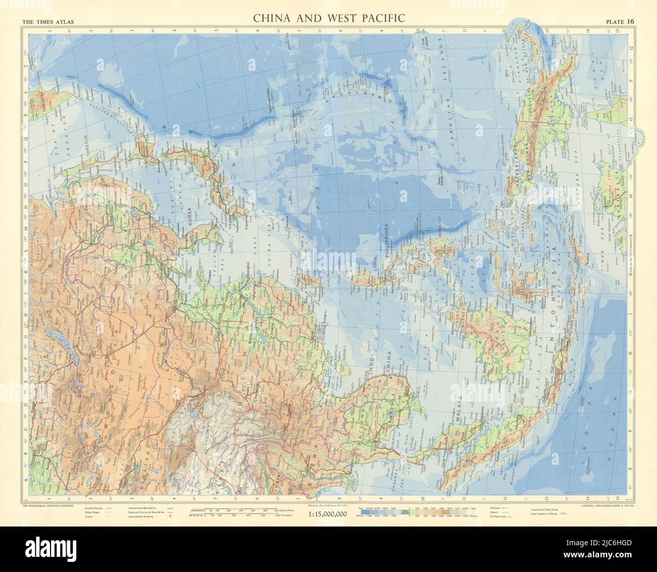 China and western Pacific. East Asia Indonesia Philippines. TIMES 1958 ...