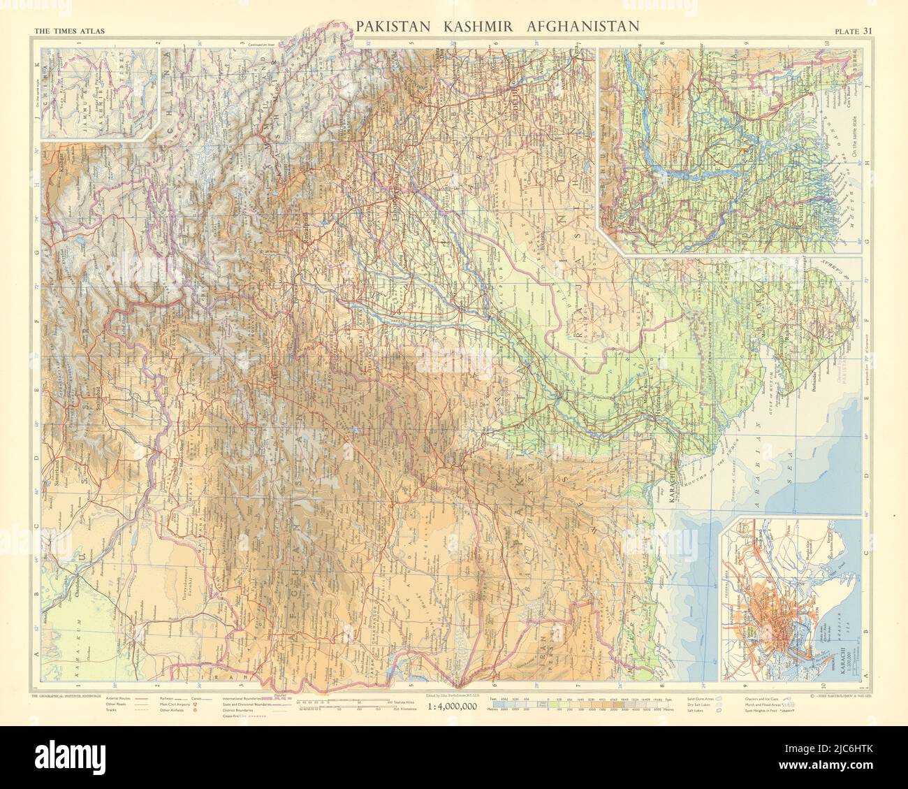 Punjab map hi-res stock photography and images - Alamy