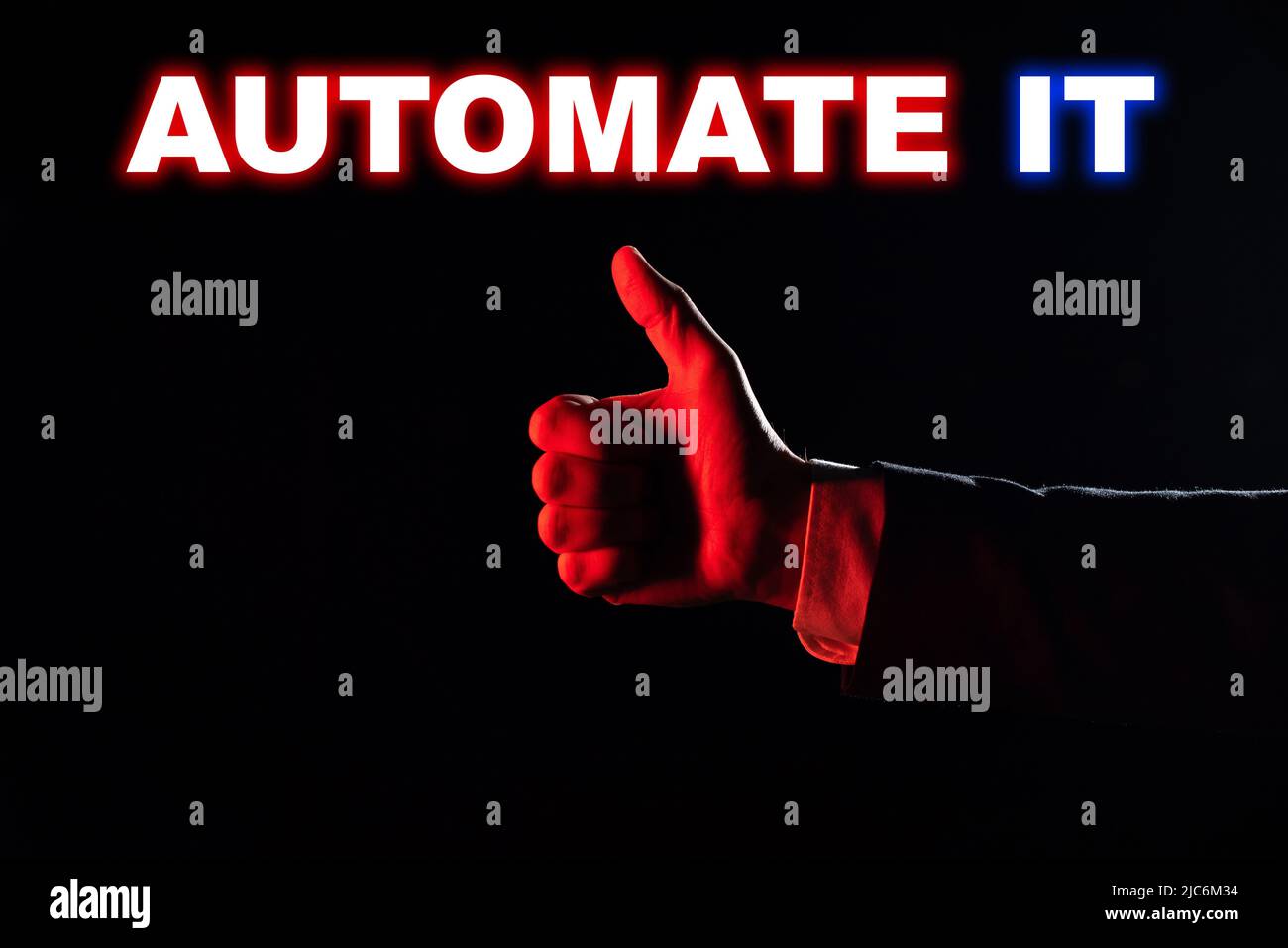 Conceptual display Automate It. Business idea convert process or ...