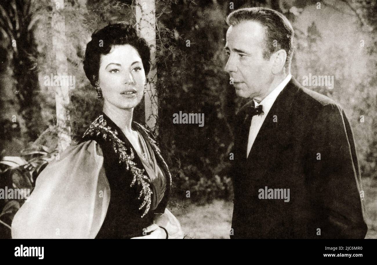 Lobby Card - Ava Gardner, Humphrey Bogart, "The Barefoot Contessa ...