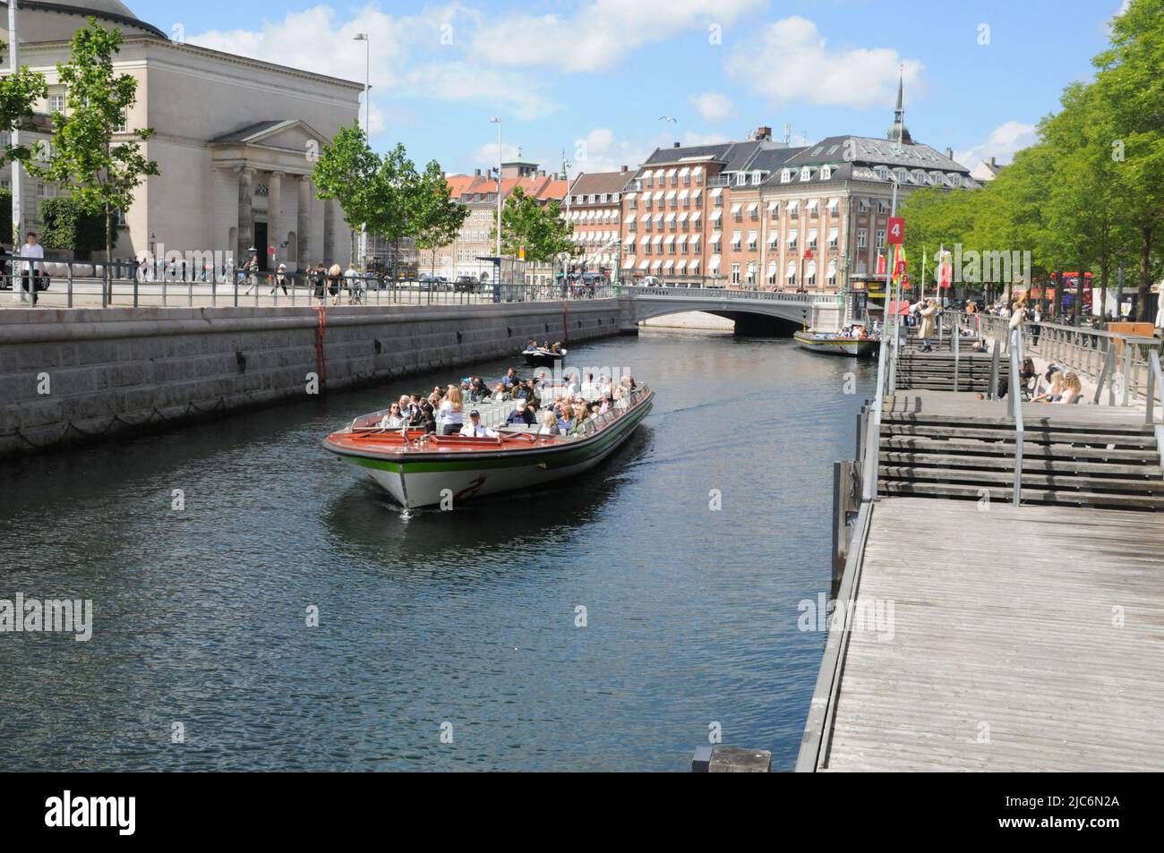 Copenhagen/Denmark/10 June 2022/Traveller ejnoy boat ride tour in ...