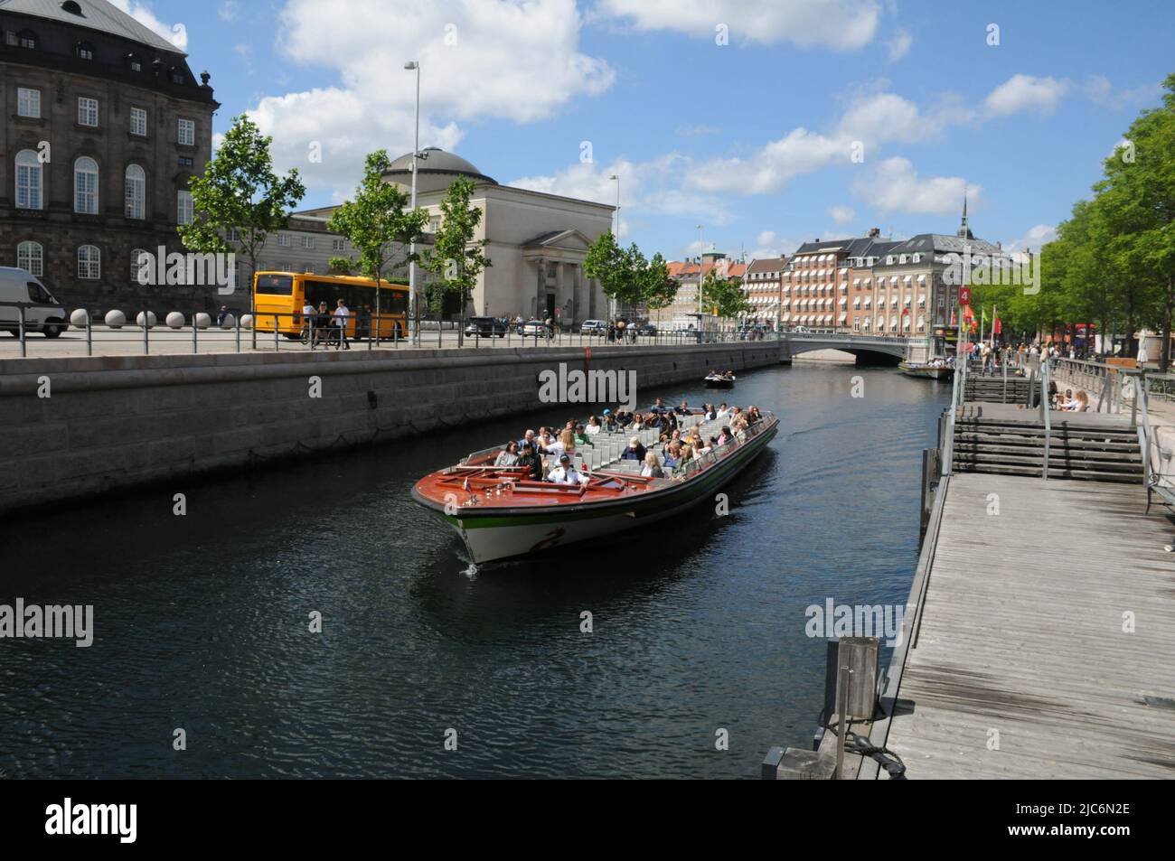 Copenhagen/Denmark/10 June 2022/Traveller ejnoy boat ride tour in ...