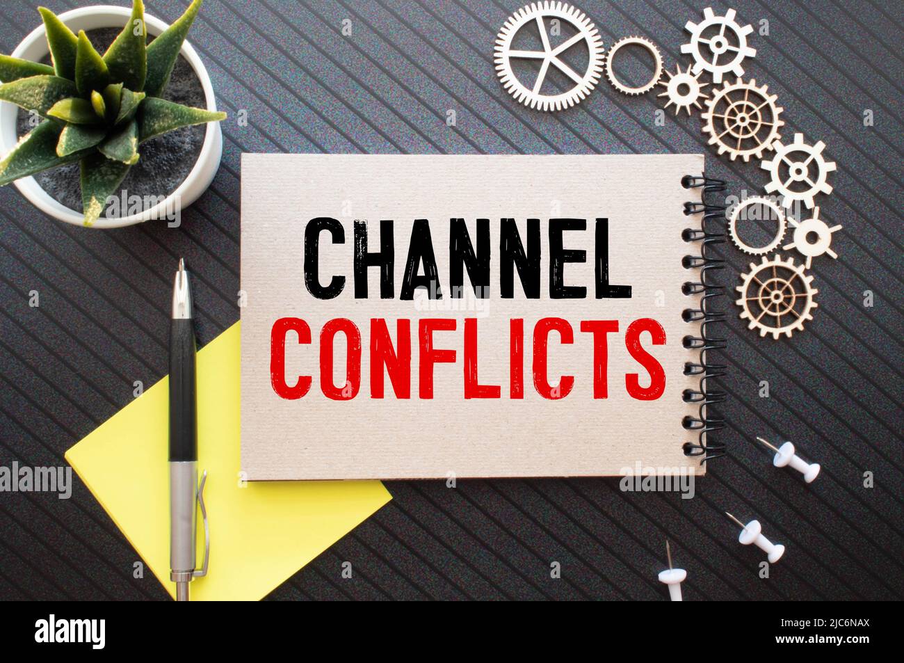 business still life. channel conflict Stock Photo - Alamy