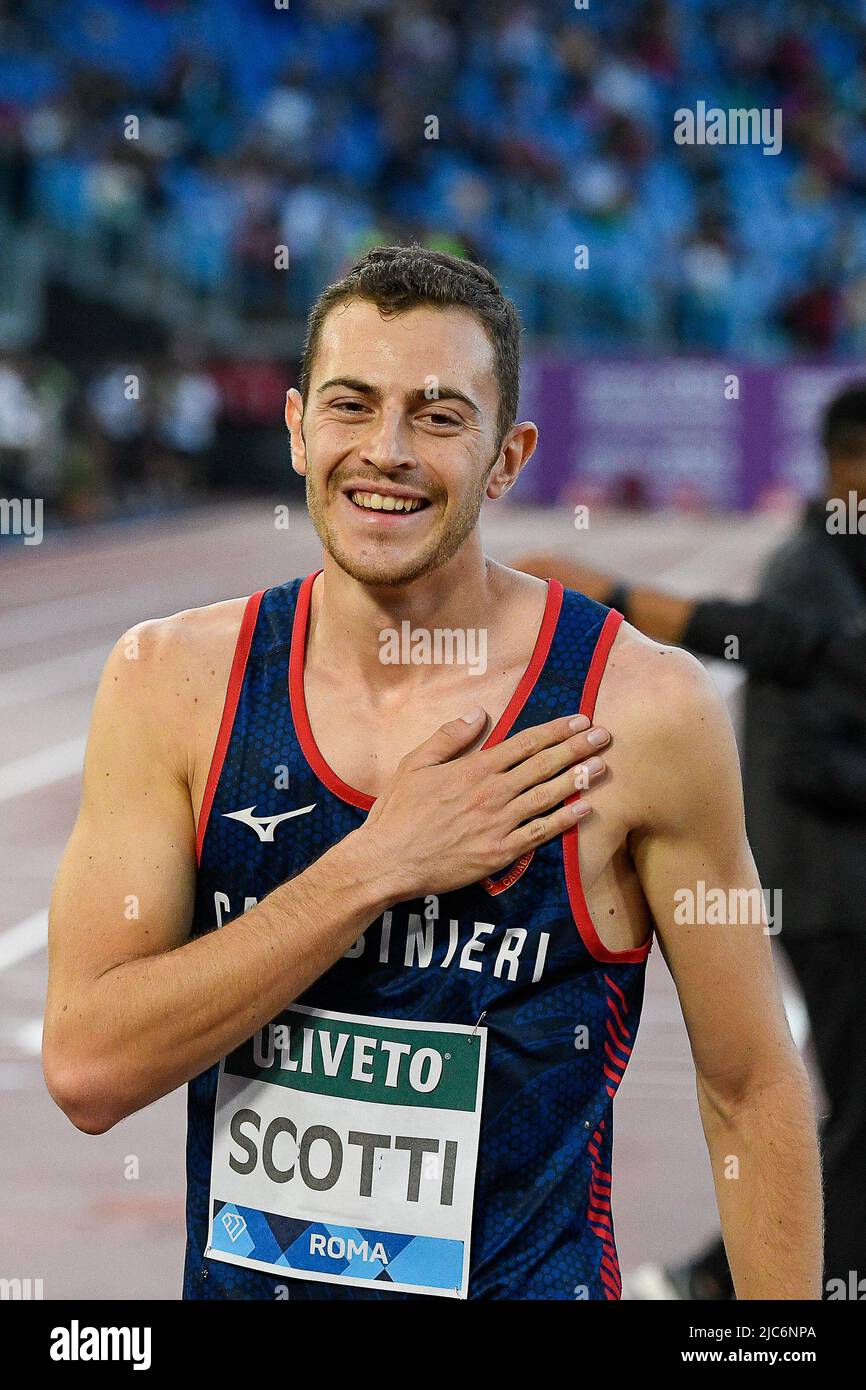 Roma, Italy. 09th June, 2022. Scotti Edoardo during Wanda Diamond ...