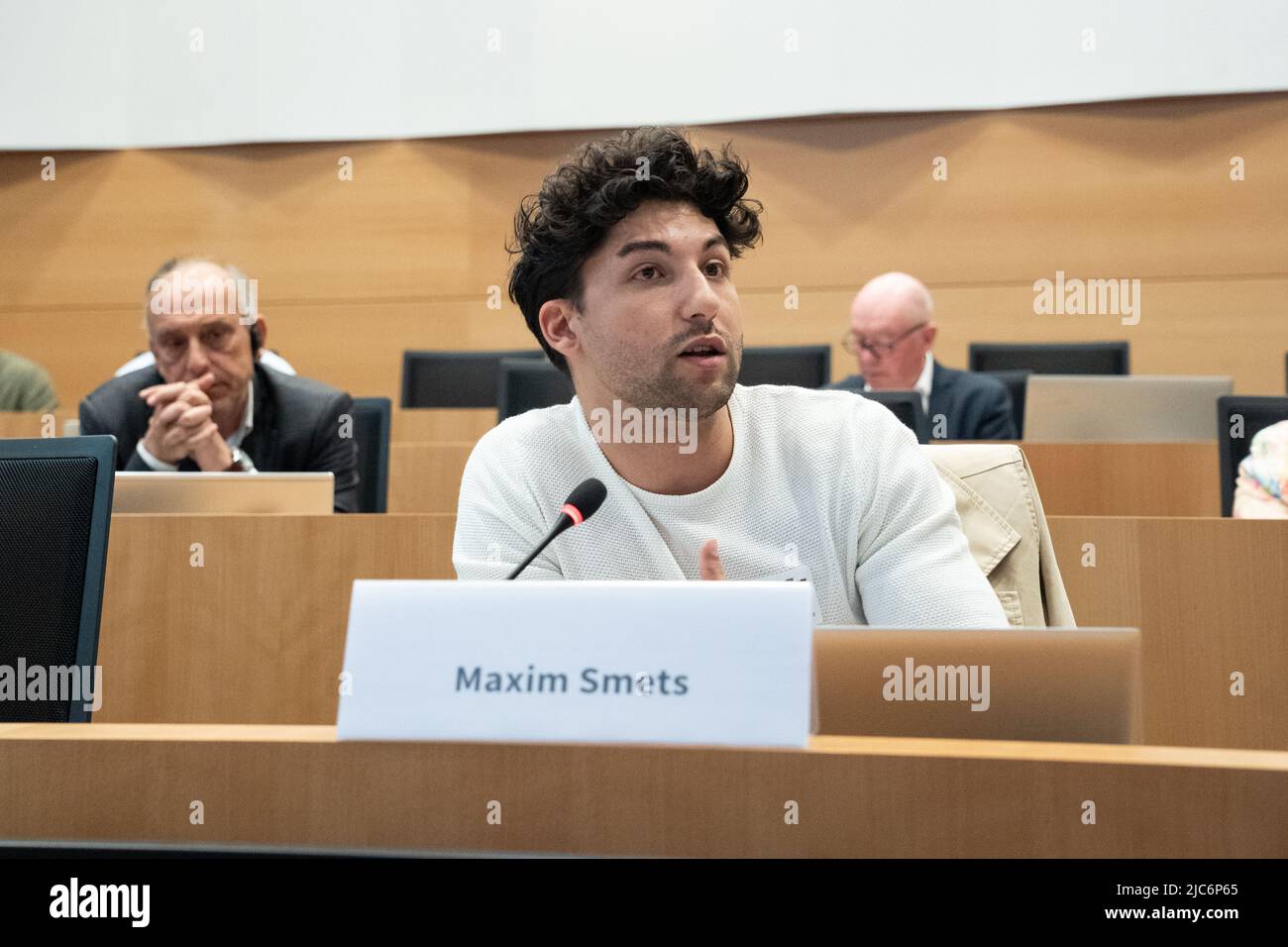 Brussels, Belgium. 10th June, 2022. Maxim Smets, researcher at KU ...
