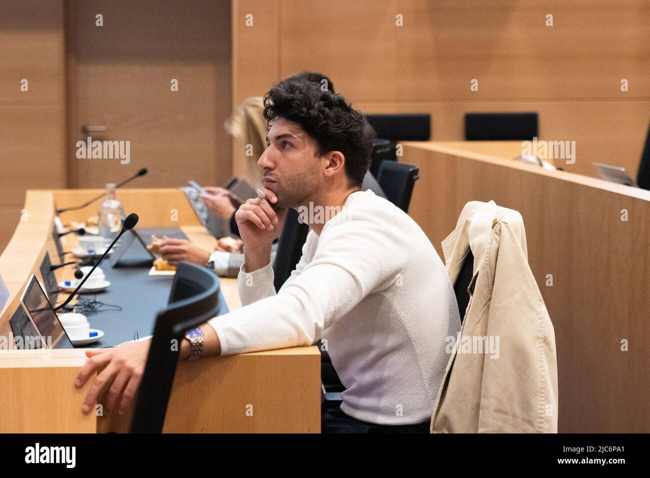 Brussels, Belgium. 10th June, 2022. Maxim Smets, researcher at KU ...