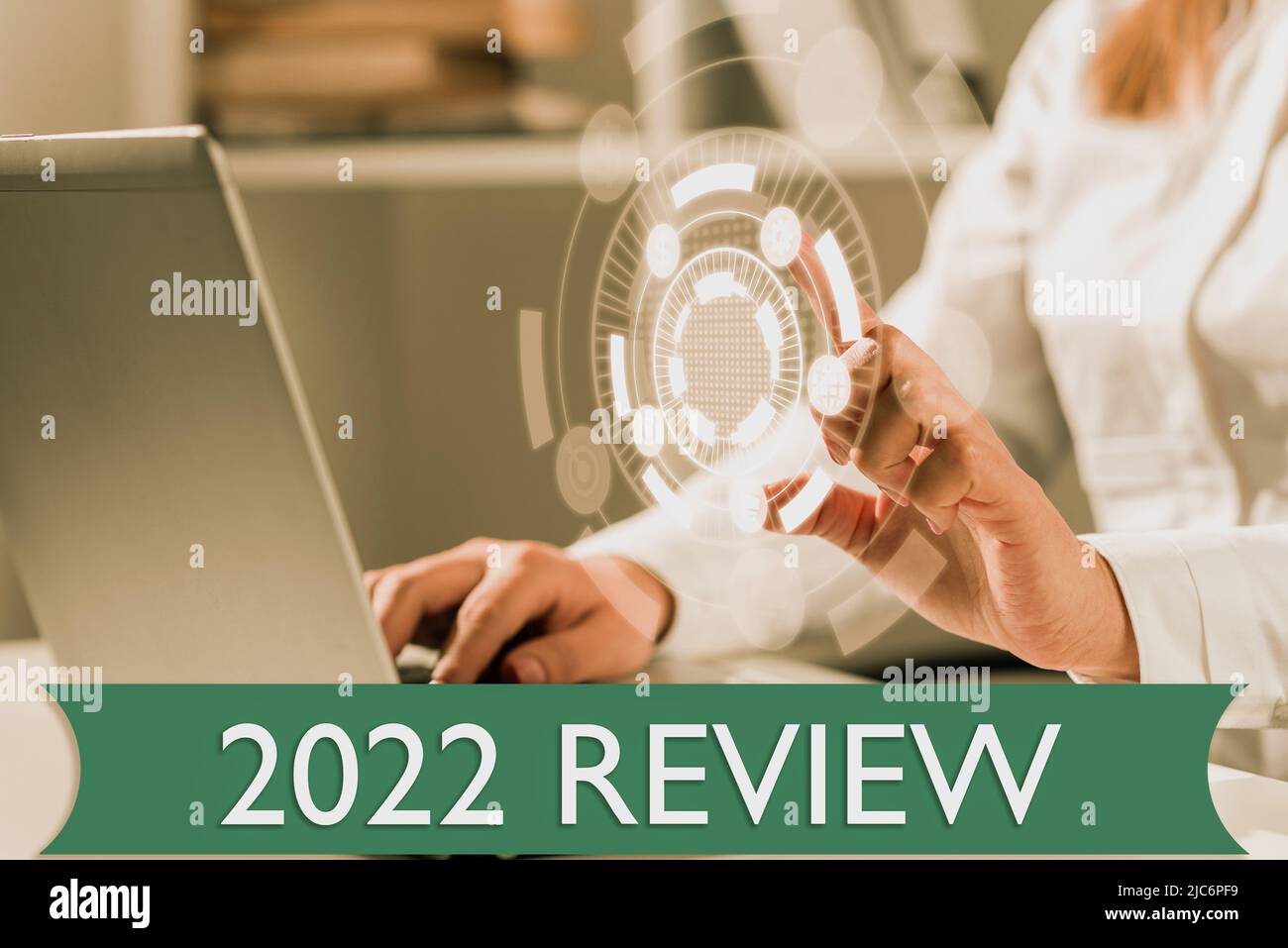 Text showing inspiration 2022 Review. Business concept seeing important ...