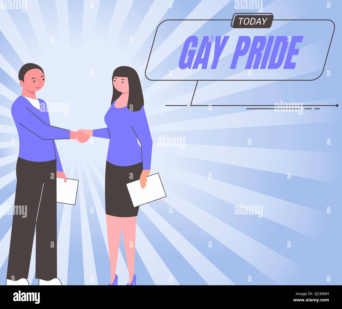 Hand writing sign Gay Pride. Business approach Dignity of an idividual ...