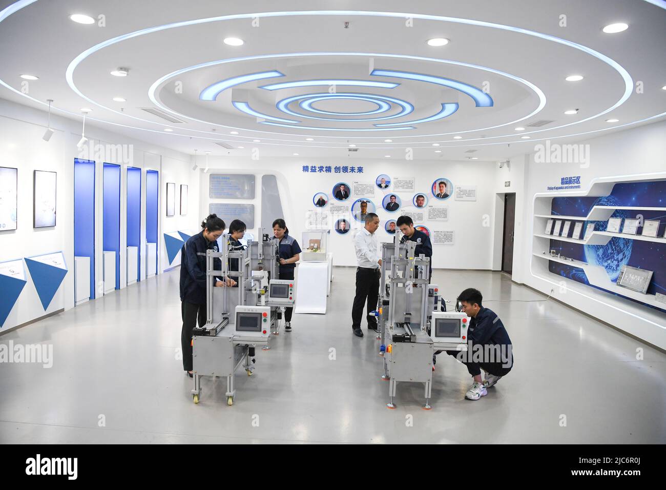 LUZHOU, CHINA - JUNE 3, 2022 - Teachers guide a team of the Luzhou ...