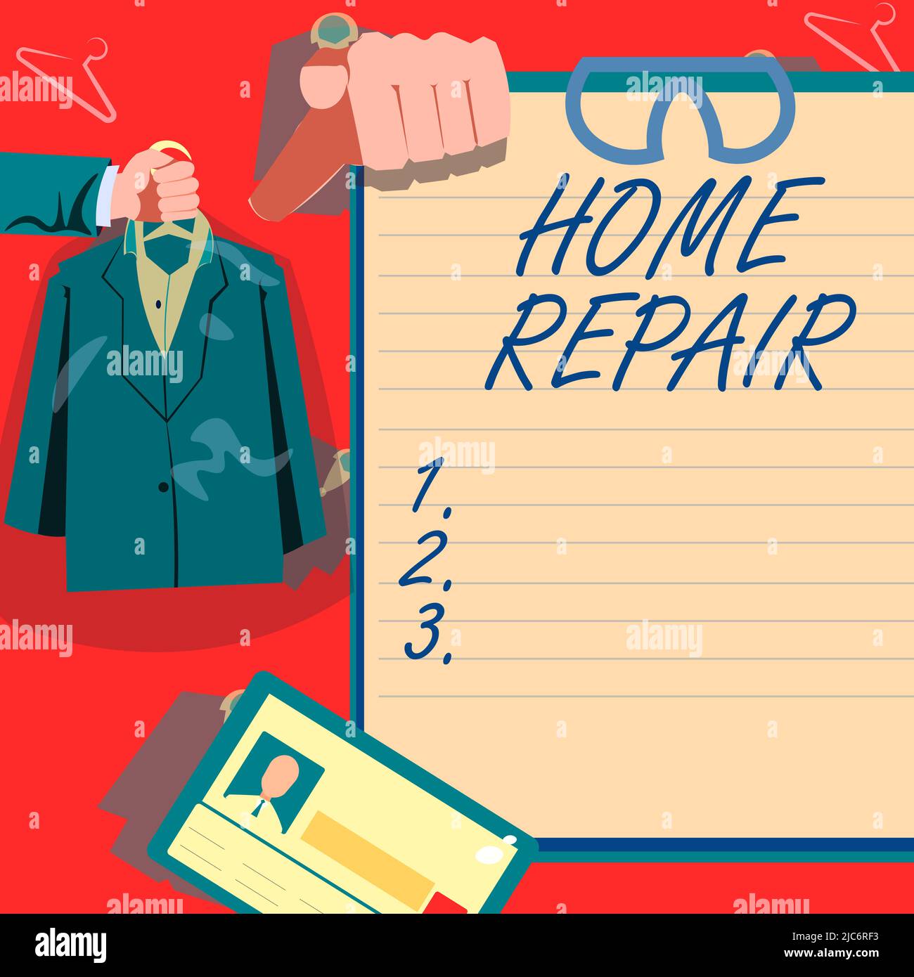 Text sign showing Home Repair. Internet Concept maintenance or ...