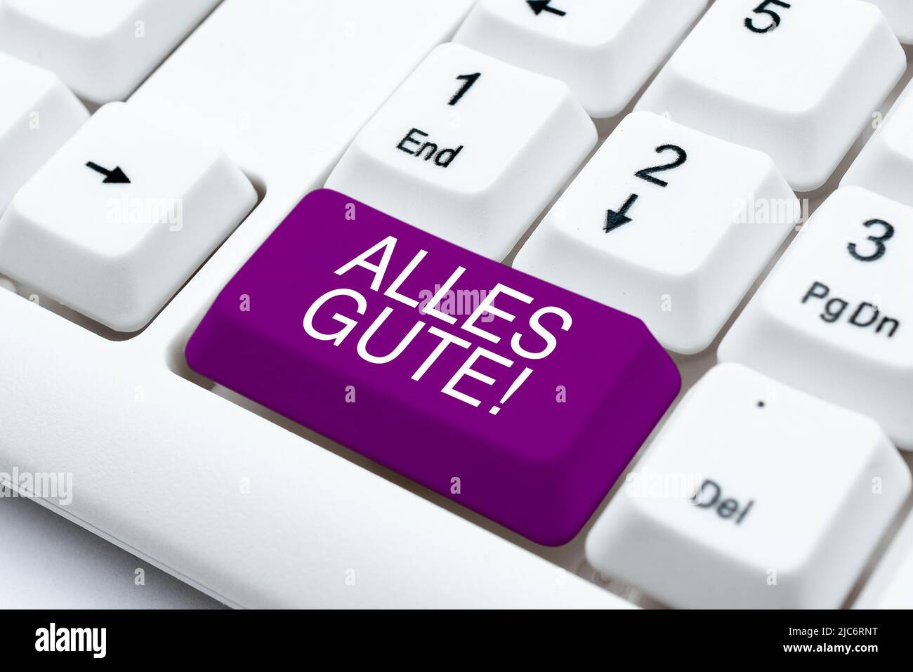 Sign displaying Alles Gute. Concept meaning german translation all the ...