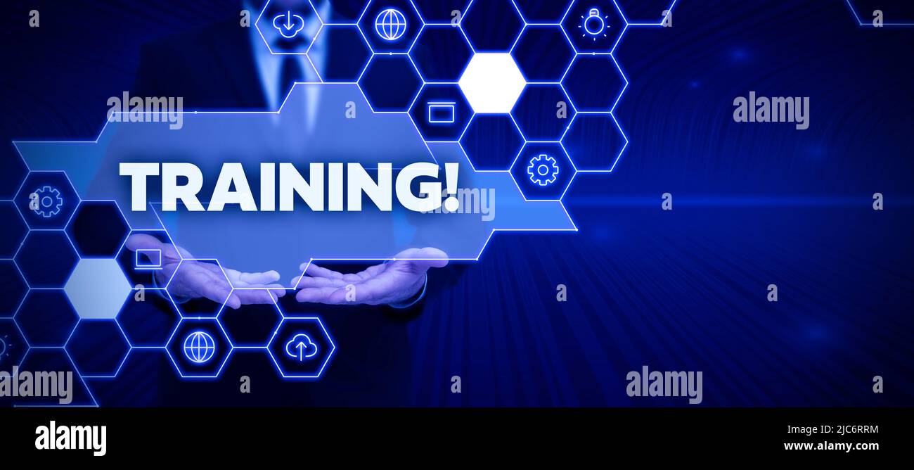 Inspiration showing sign Training. Concept meaning An activity occurred ...