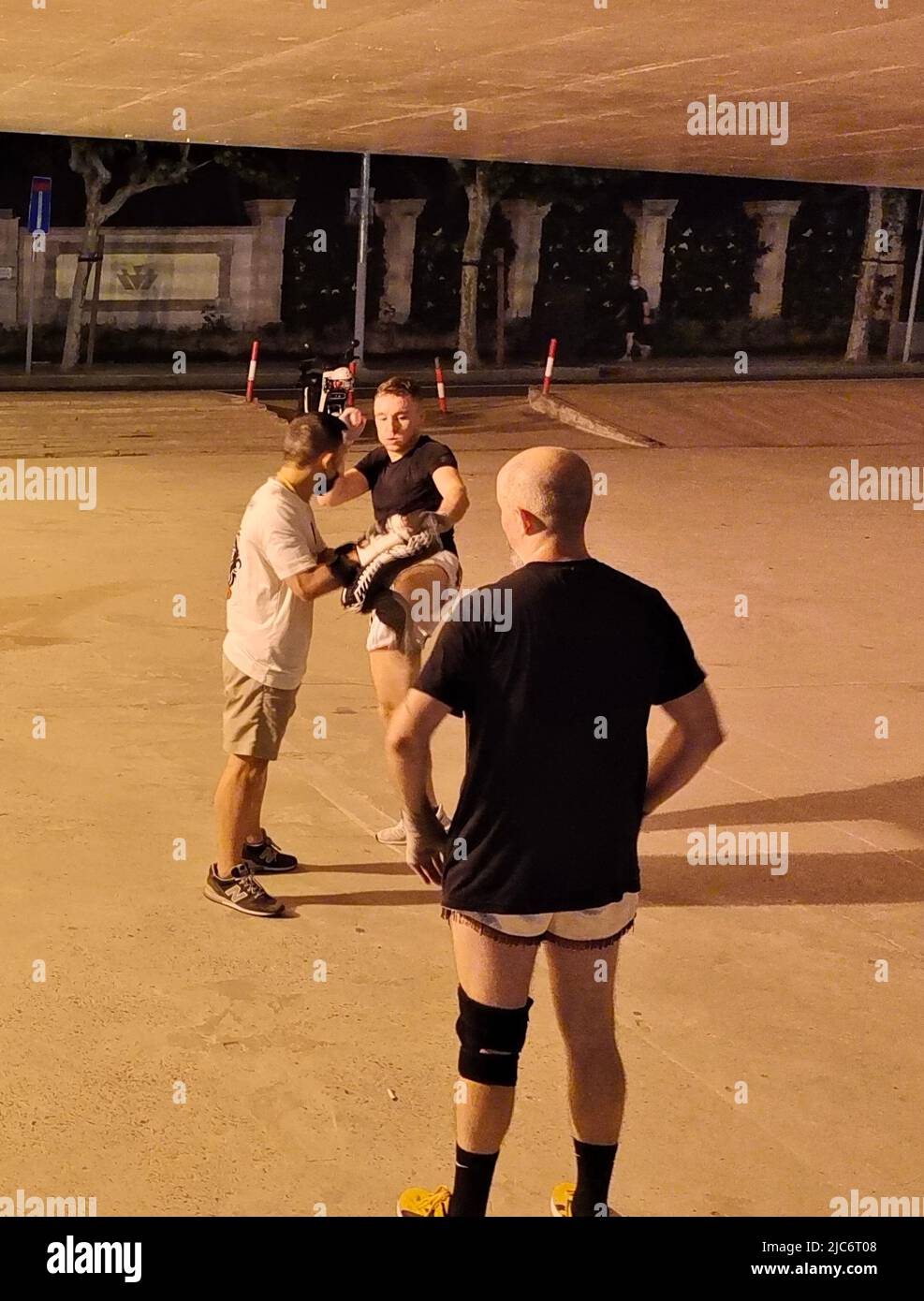 SHANGHAI, CHINA - JUNE 7, 2022 - Chinese and foreign fight fans train ...