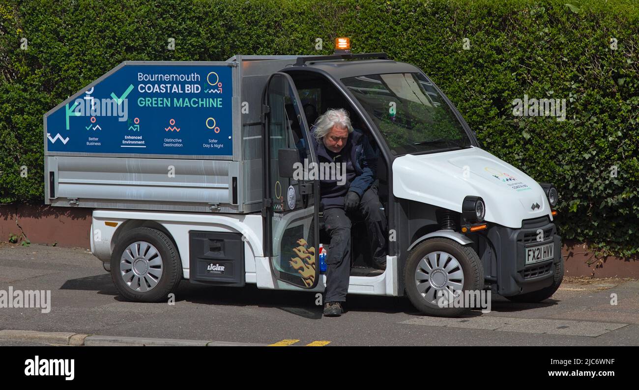 Ligier Electric Drop Side Vehicle Used By Bournemouth Council ...