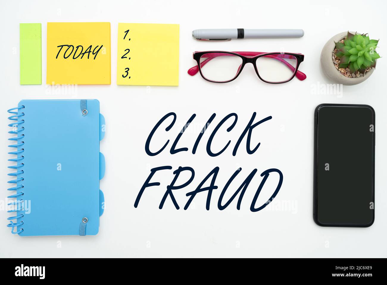 Conceptual Display Click Fraud Business Idea Practice Of Repeatedly Clicking On Advertisement