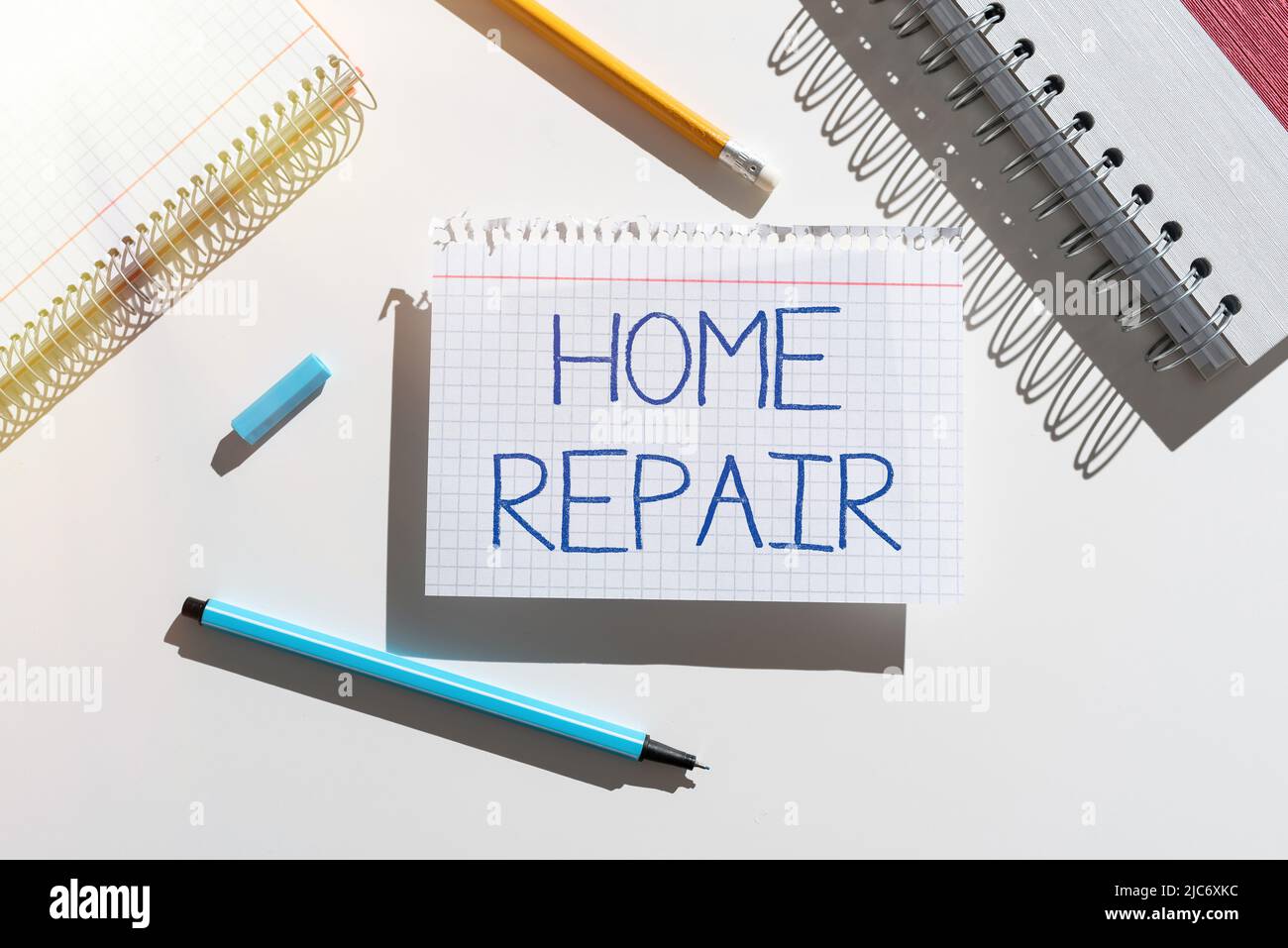 Conceptual caption Home Repair. Word Written on maintenance or ...