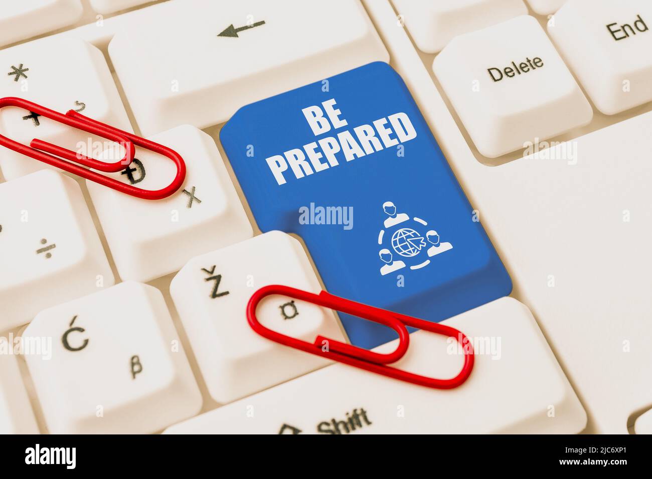 Text showing inspiration Be Prepared. Conceptual photo make something ...