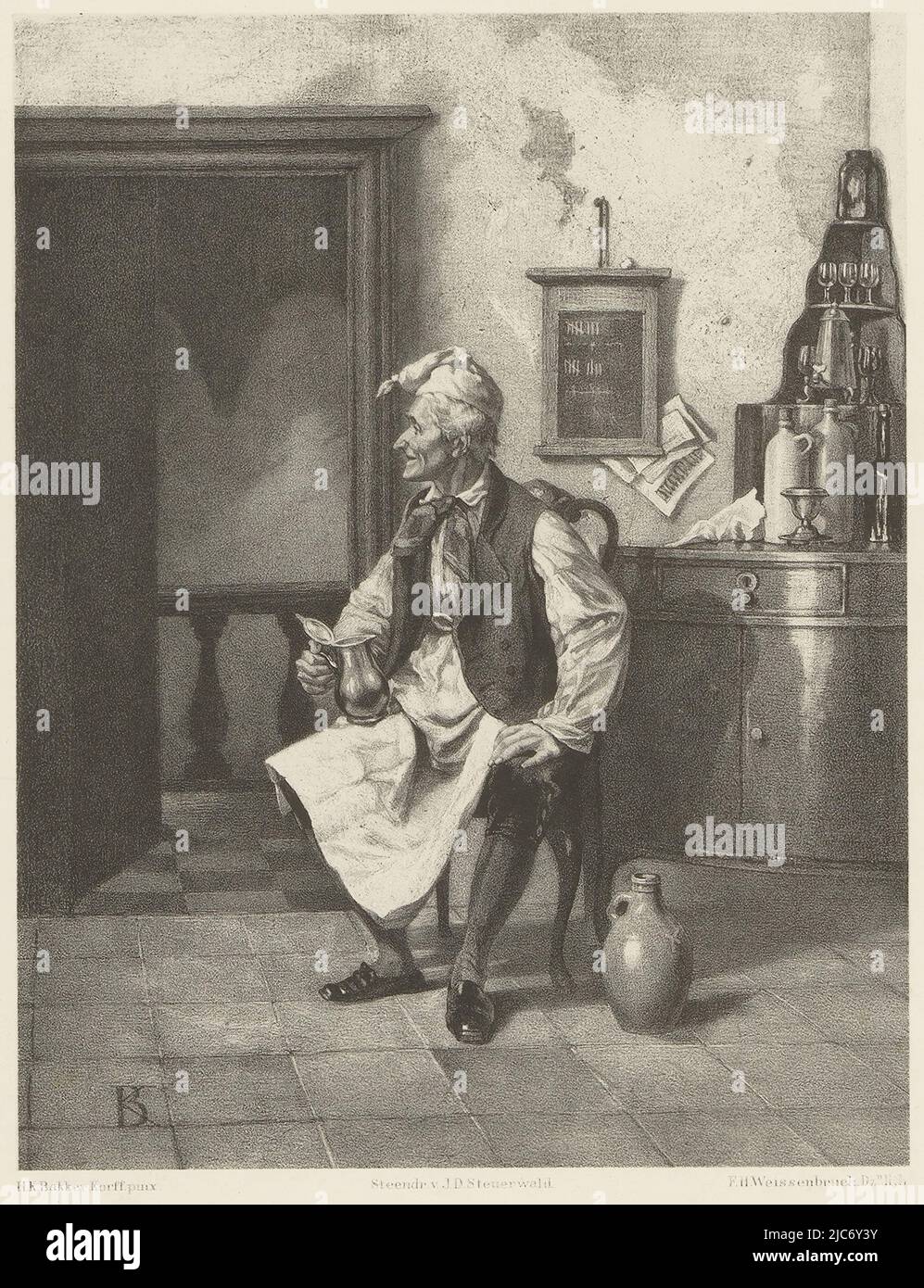 Old servant sits hi-res stock photography and images - Alamy