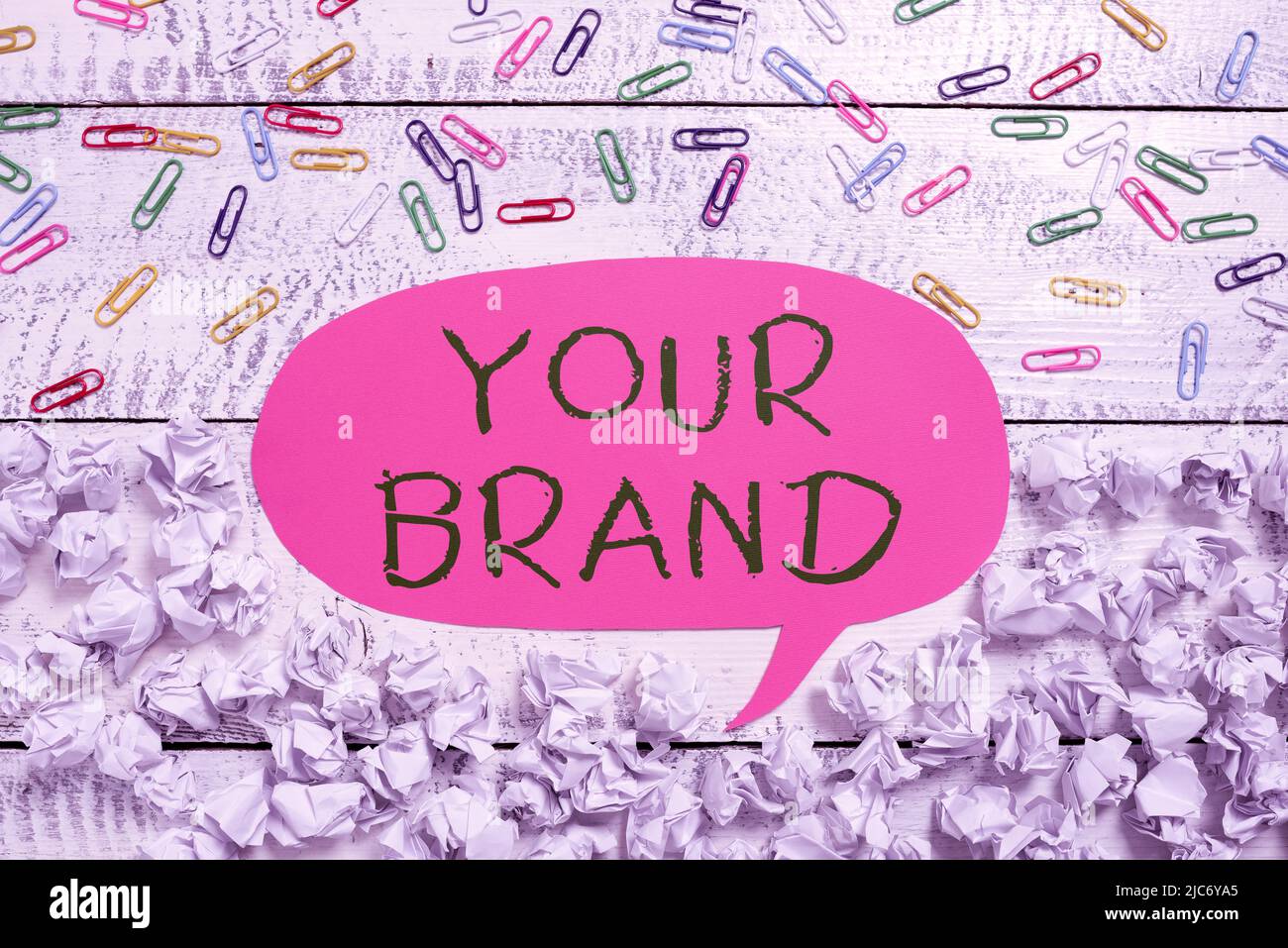 Inspiration showing sign Your Brand. Conceptual photo A name of any ...