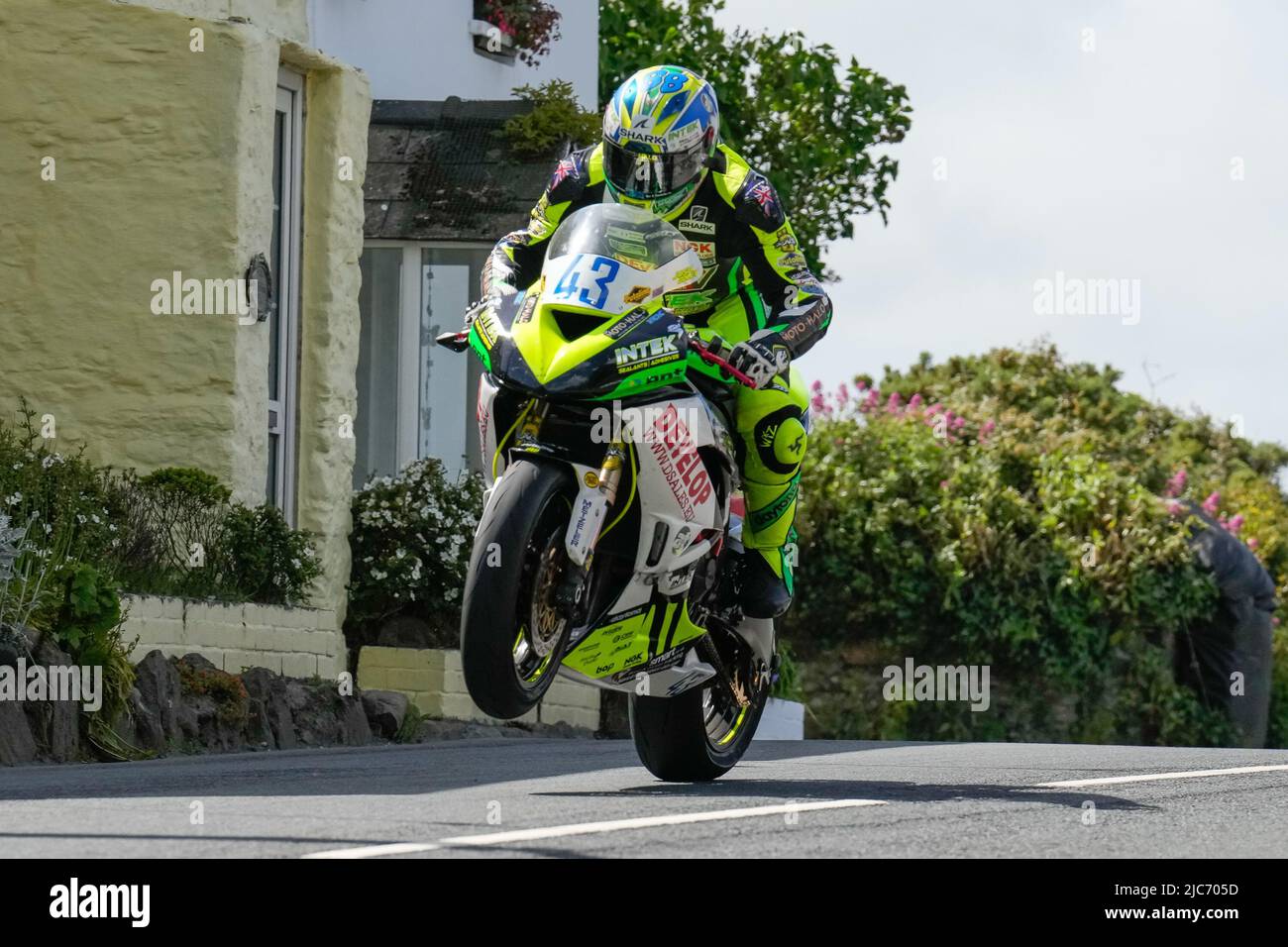 Douglas, Isle Of Man. 10th June, 2022. Josh Daley (600 Kawasaki ...
