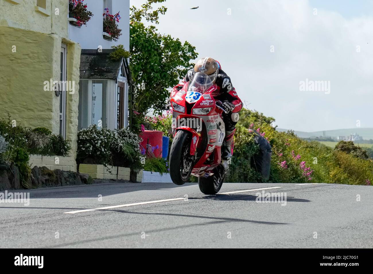 Douglas, Isle Of Man. 10th June, 2022. Joey Thompson (600 Honda ...