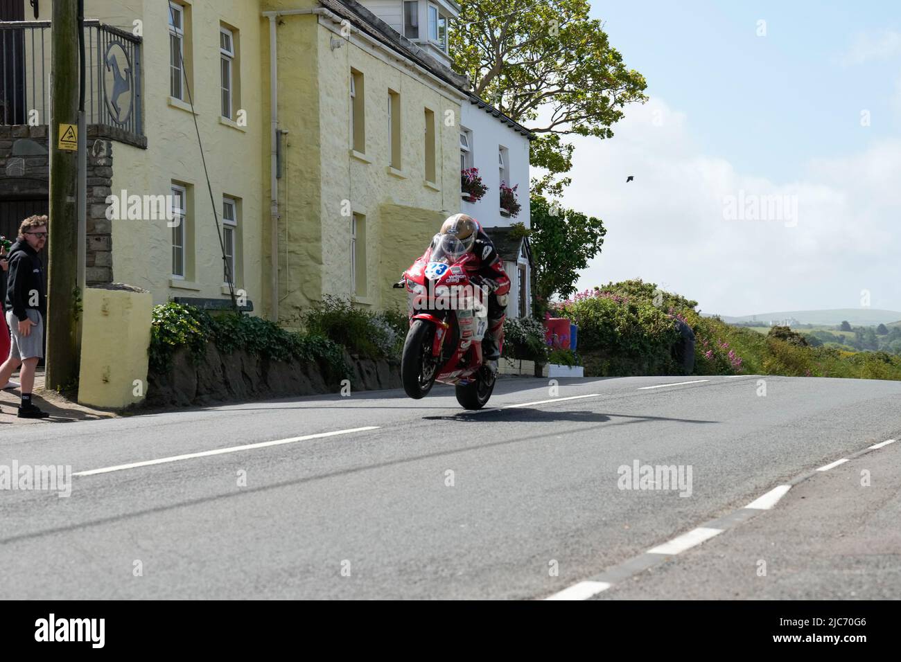 Douglas, Isle Of Man. 10th June, 2022. Joey Thompson (600 Honda ...