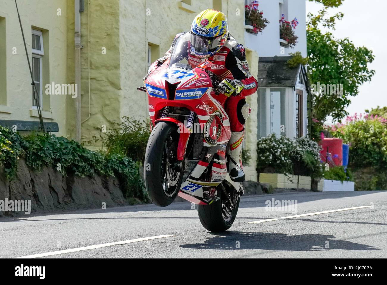 Douglas, Isle Of Man. 10th June, 2022. Nathan Harrison (600 Honda ...