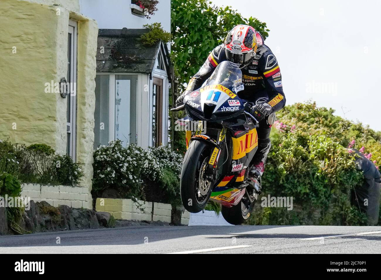Douglas, Isle Of Man. 10th June, 2022. Conor Cummins (600 Honda ...