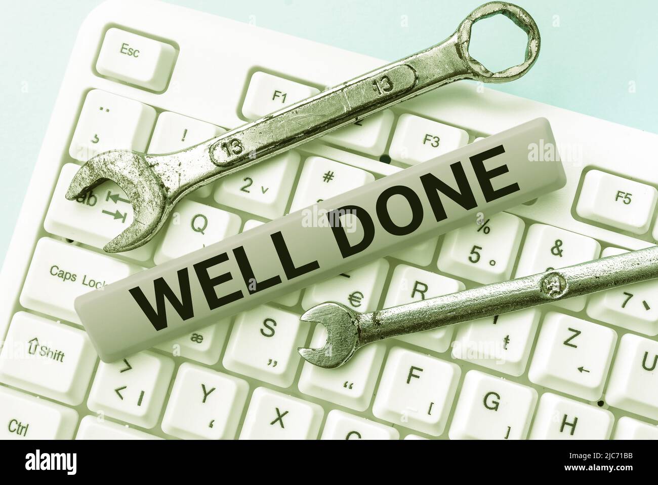 Writing displaying text Well Done. Word Written on Peform accurately ...