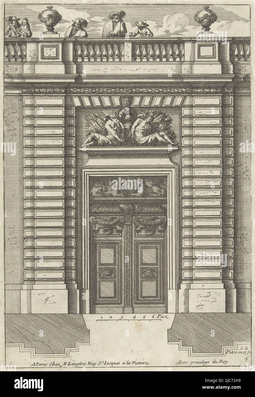 Portico with figures hi-res stock photography and images - Alamy