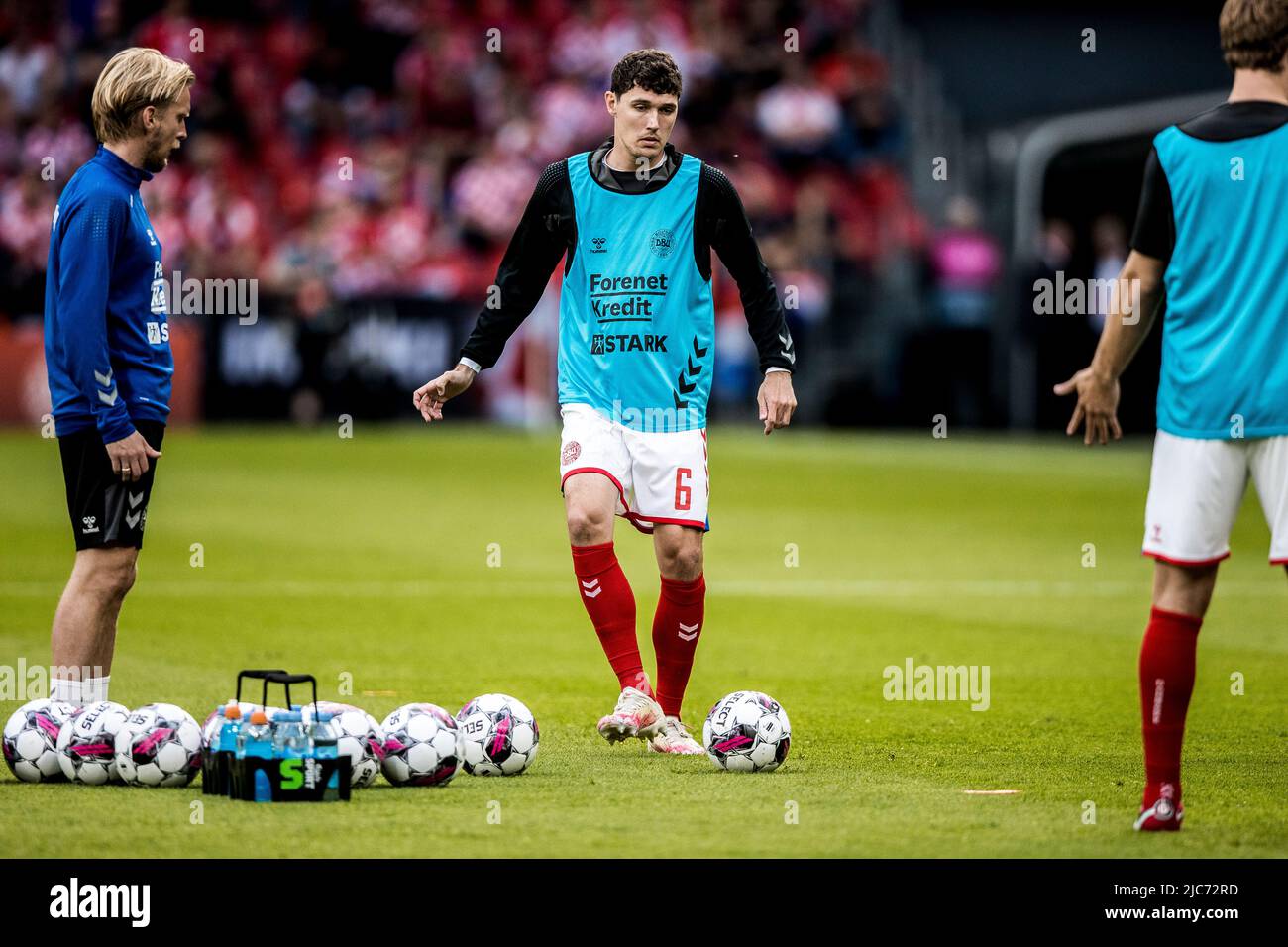 Copenhagen, Denmark. 10th June, 2022. Andreas Christensen (6) of ...