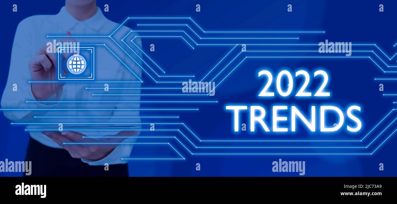 Text caption presenting 2019 Trends. Conceptual photo things that is ...