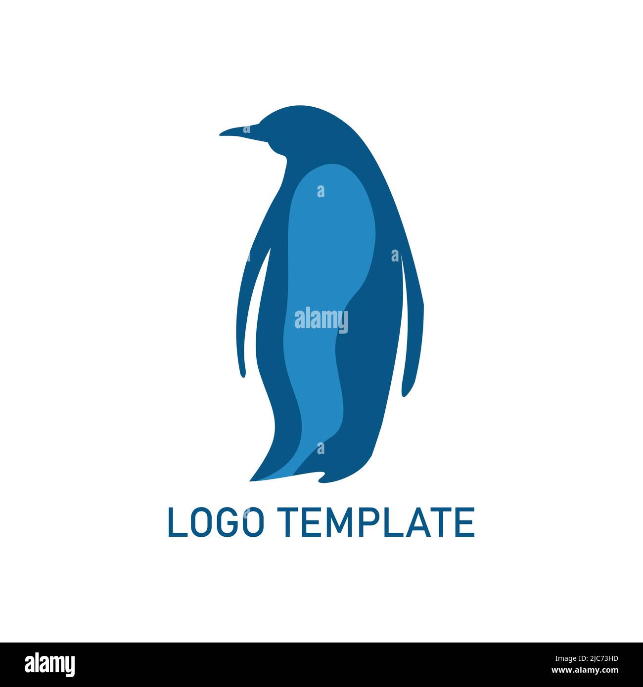 Penguin logo design Stock Vector Images - Alamy