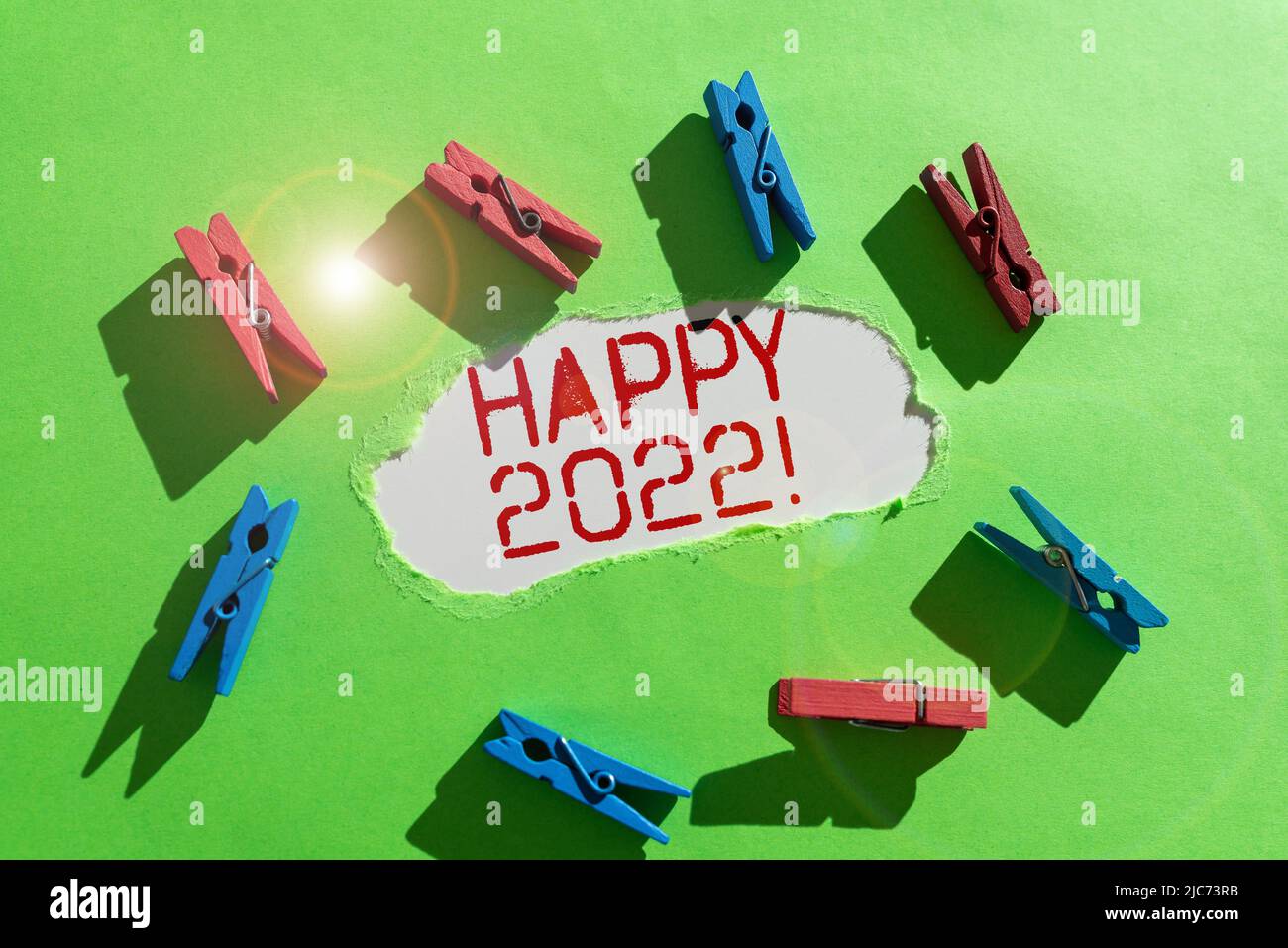 Writing displaying text Happy 2022. Concept meaning time or day at ...