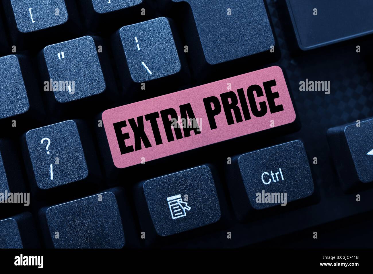 Sign displaying Extra Price. Business approach extra price definition ...