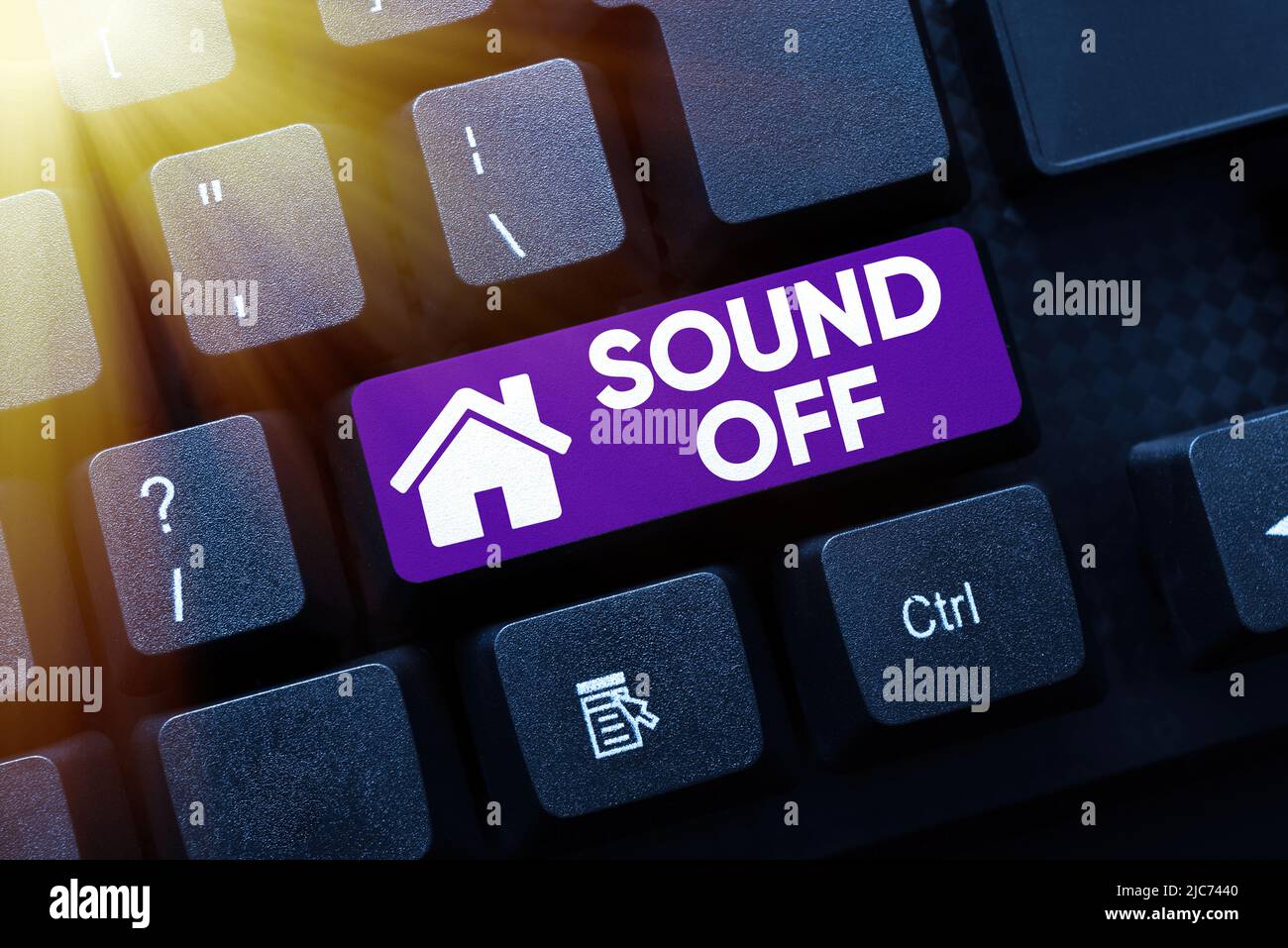 Writing displaying text Sound Off. Business concept To not hear any ...