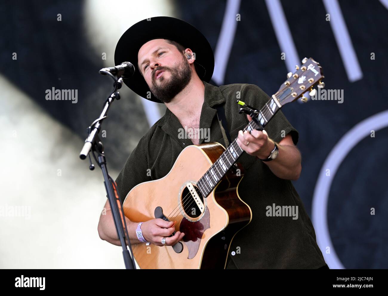 Berlin, Germany. 10th June, 2022. Musician Ian Hooper of the band ...