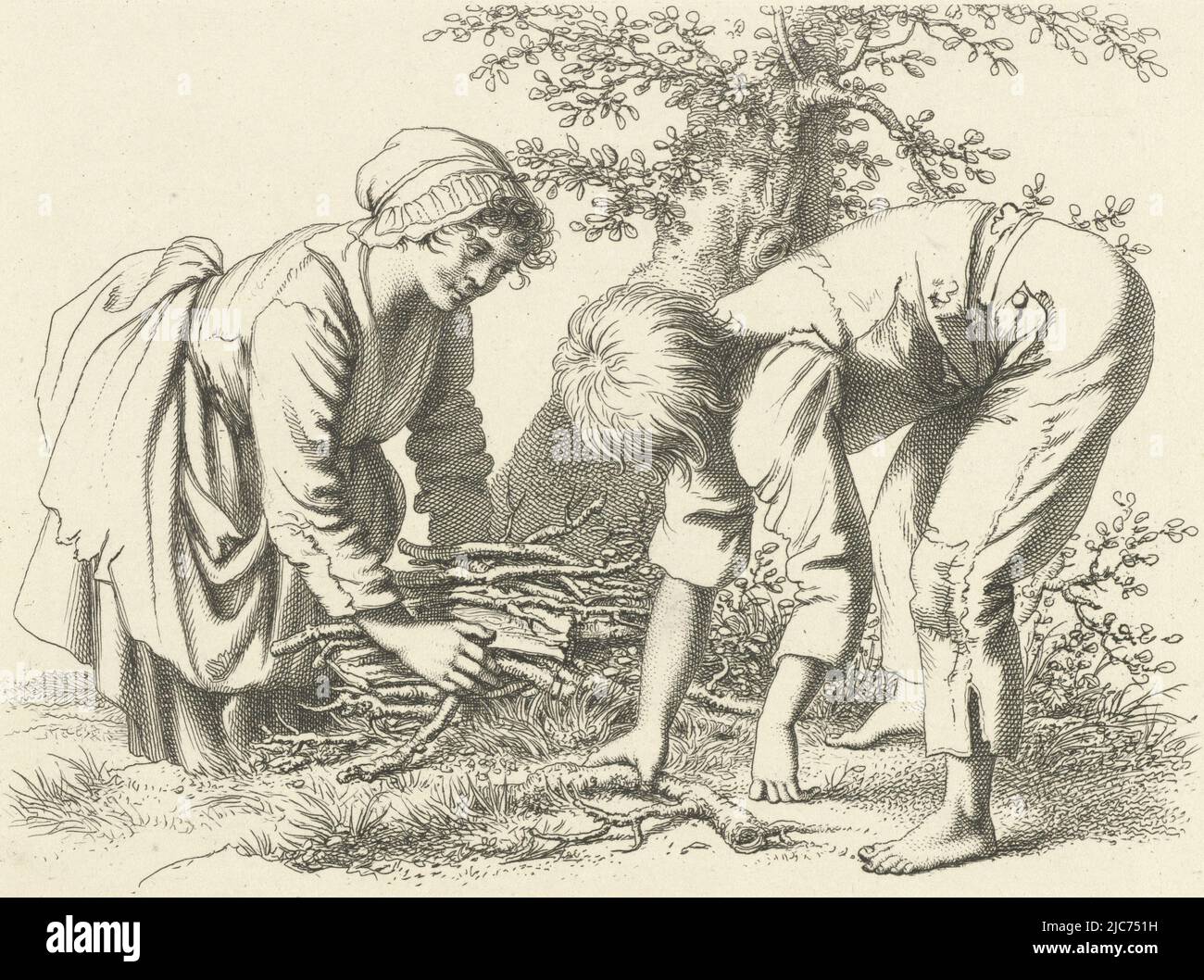 Woman gleaning wood hi-res stock photography and images - Alamy