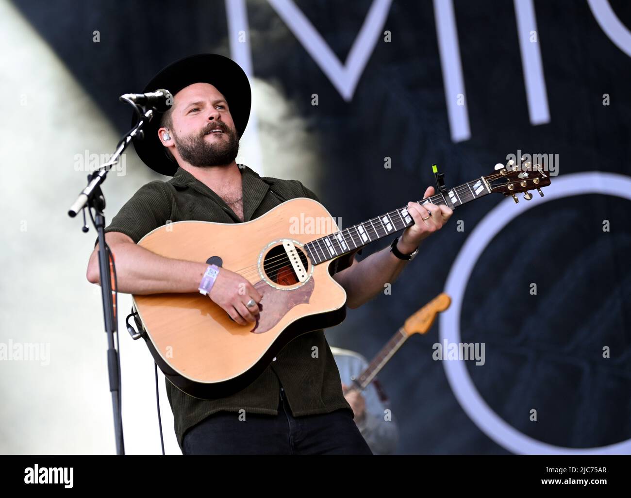 Berlin, Germany. 10th June, 2022. Musician Ian Hooper of the band ...