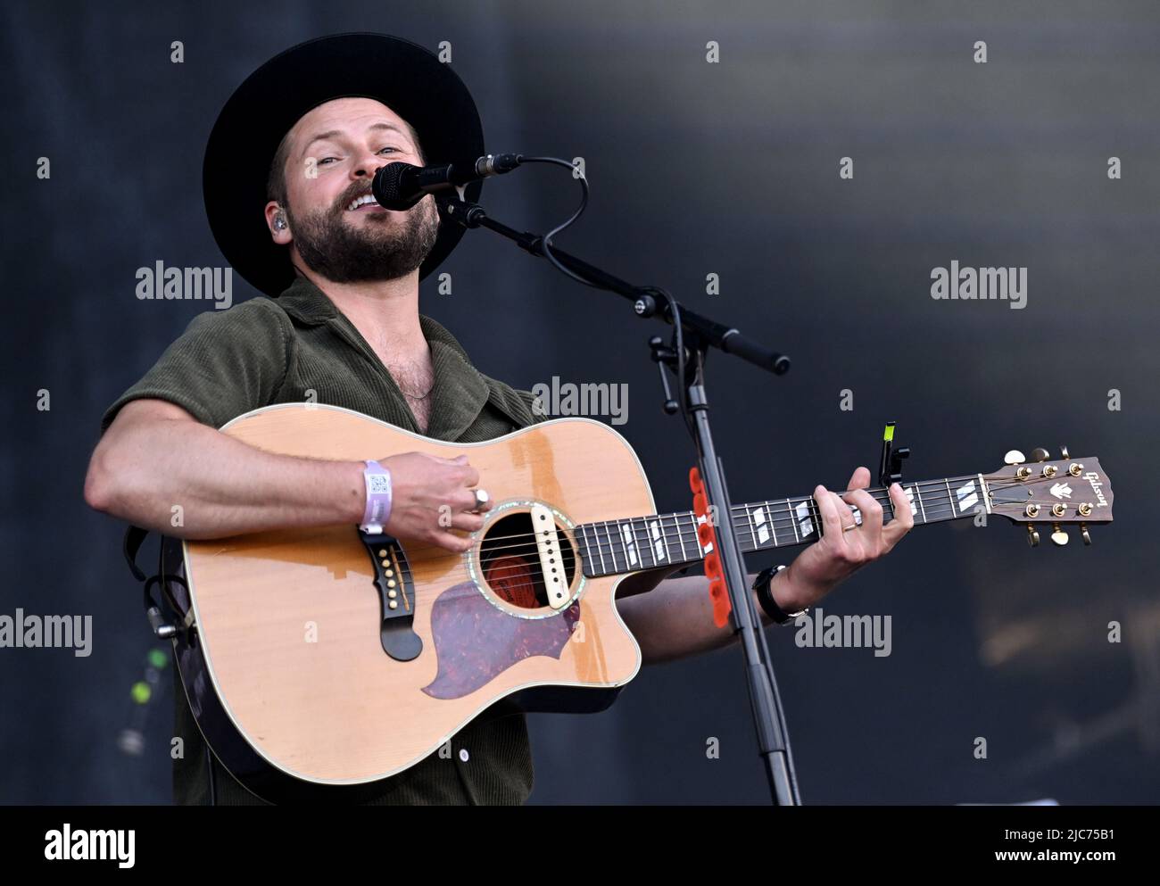 Berlin, Germany. 10th June, 2022. Musician Ian Hooper of the band ...