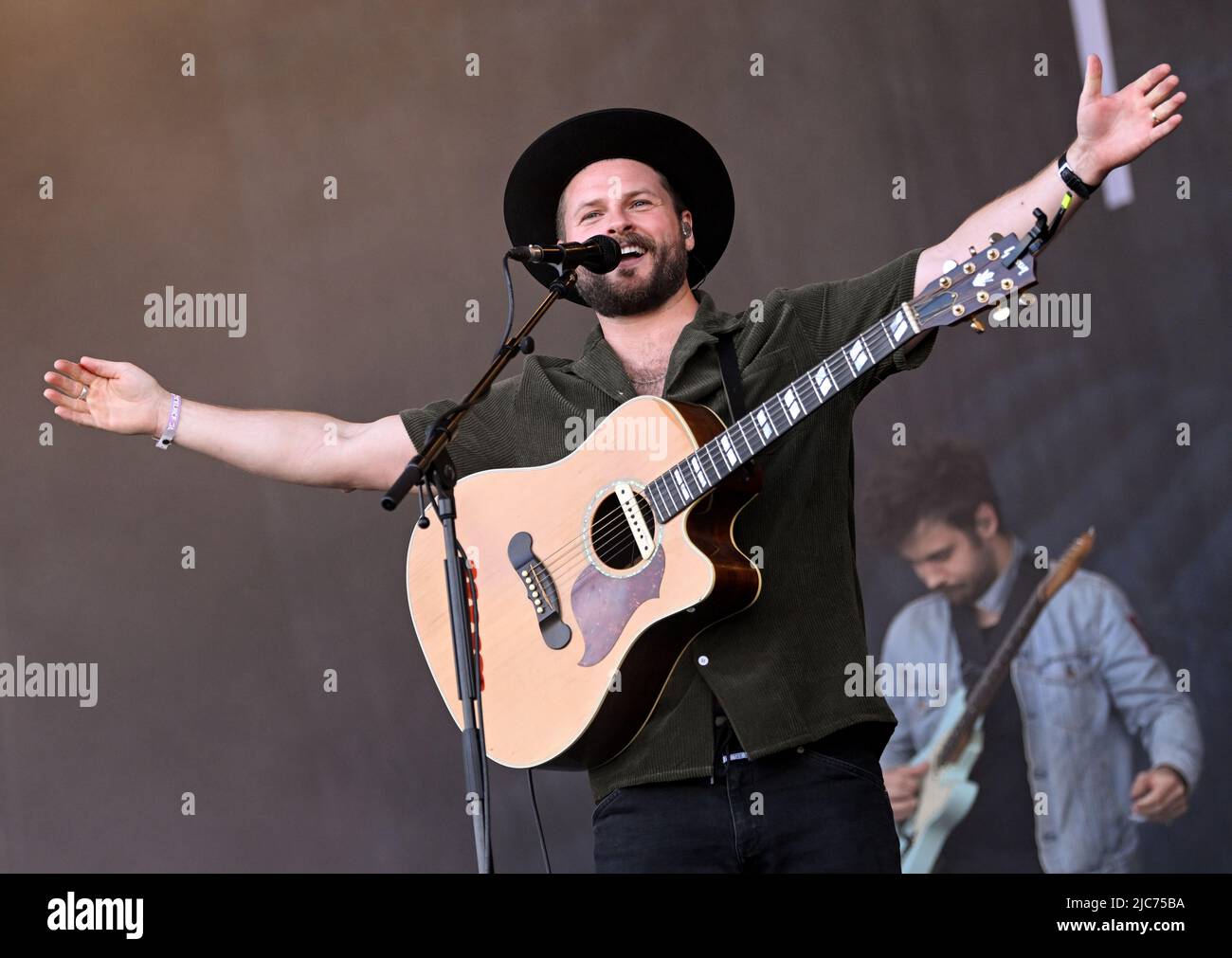 Berlin, Germany. 10th June, 2022. Musician Ian Hooper of the band ...