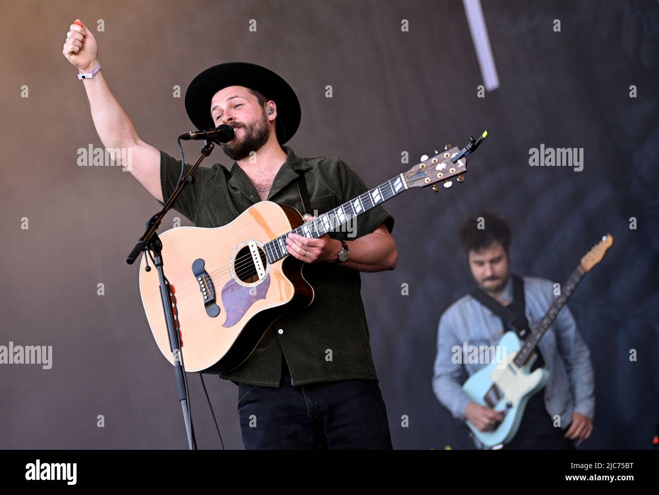 Berlin, Germany. 10th June, 2022. Musician Ian Hooper of the band ...