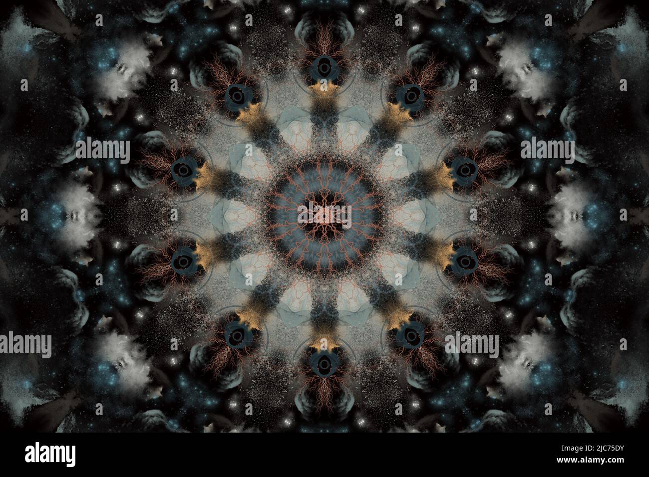 universal cosmic mandala for meditation, higher intelligence, mandala ...