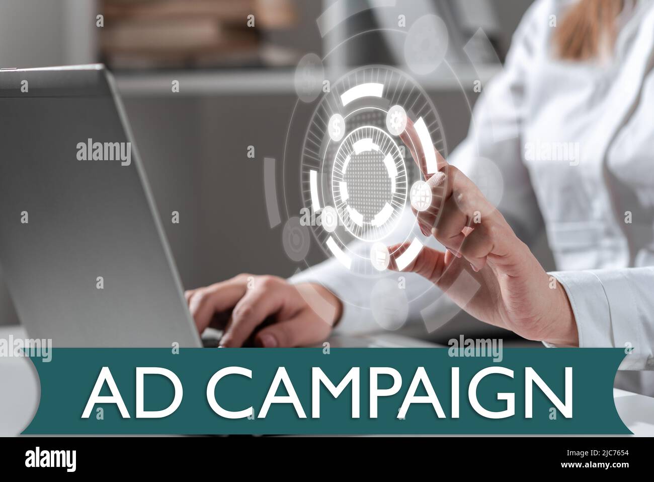 Conceptual display Ad Campaign. Business showcase promotion of specific ...